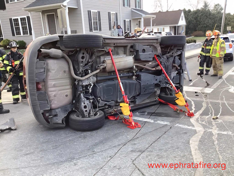 Roof cut off car to rescue driver after crash in Ephrata