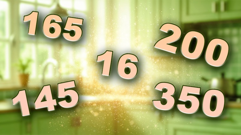 15 numbers to remember to make cooking so much easier
