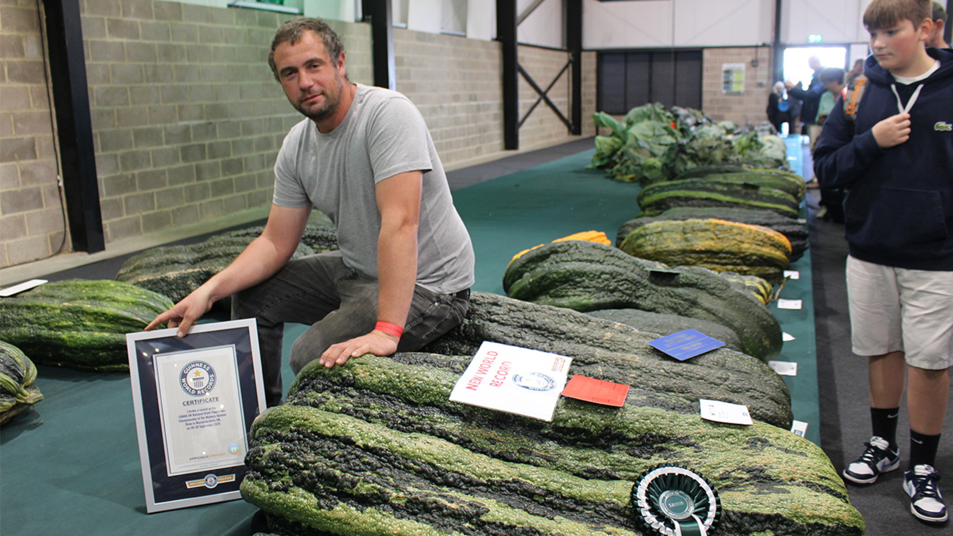 World records smashed at UK giant veg competition