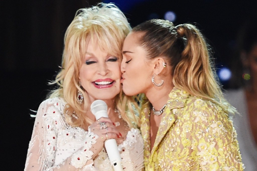 Dolly Parton teams with Miley Cyrus, Reba McEntire, Queen Latifah ...