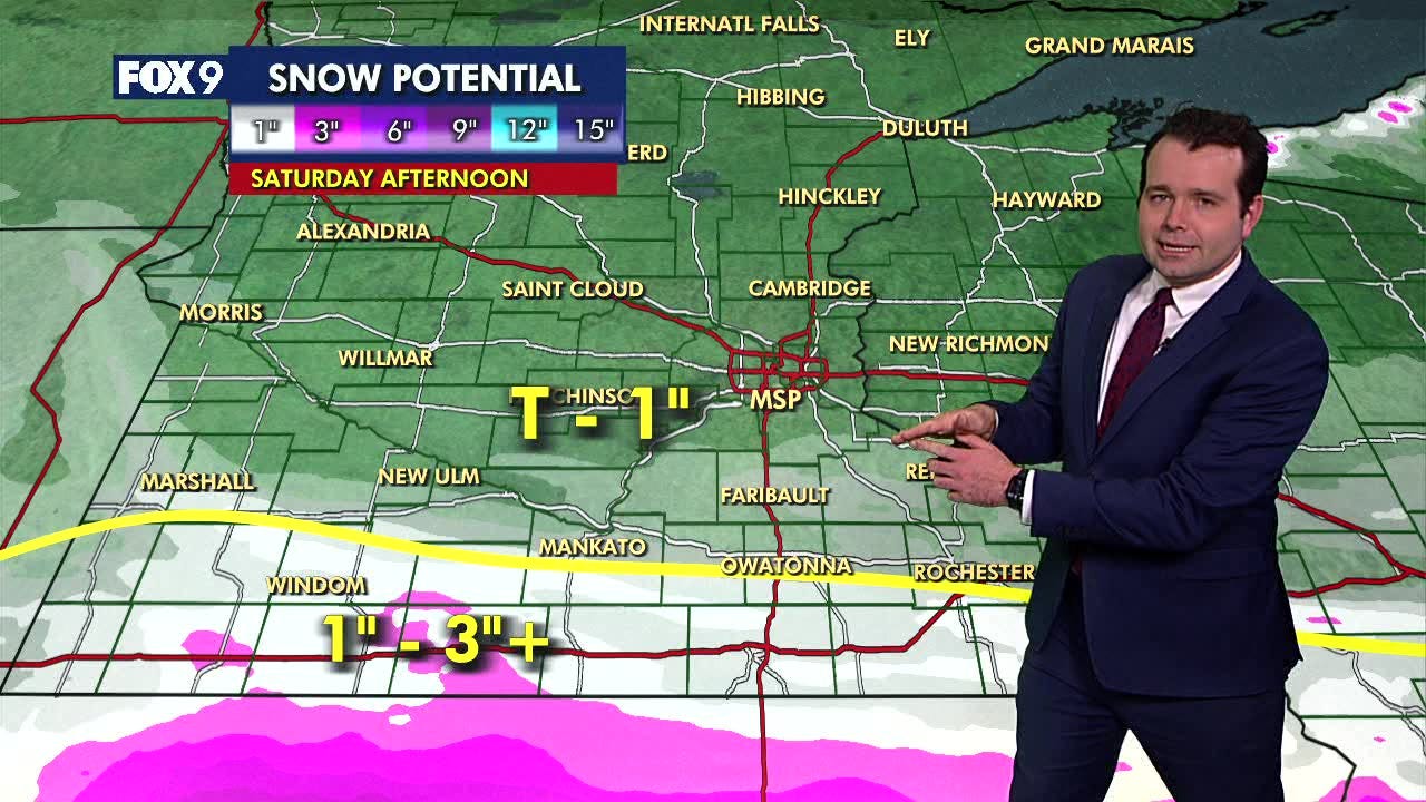 Minnesota weather: Snow accumulating in the southern regions, dusting ...