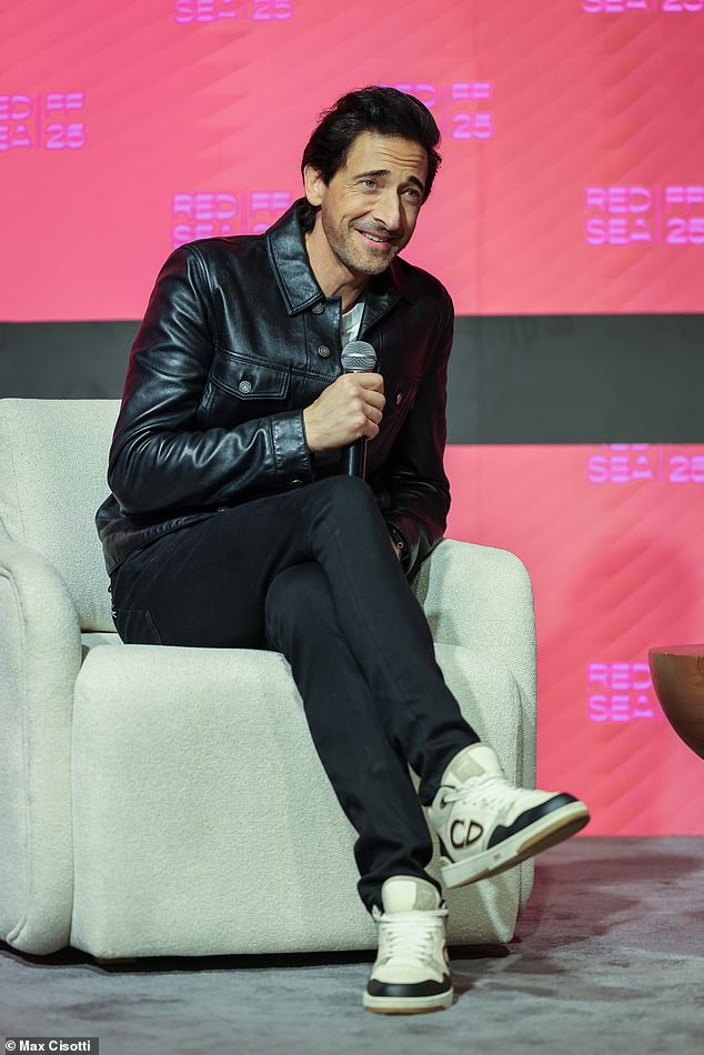 Adrien Brody says he doesn't eat much while on set as he discusses his ...