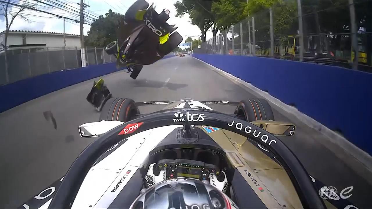 Jake Dennis wins the Sao Paulo E-Prix, the opening race of Season 12 of ...
