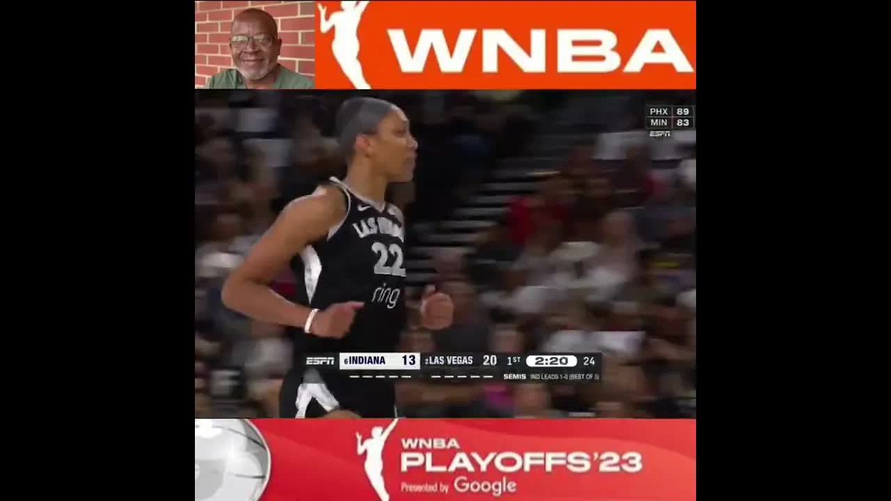 WNBA playoff thriller: Aces vs Fever highlights!