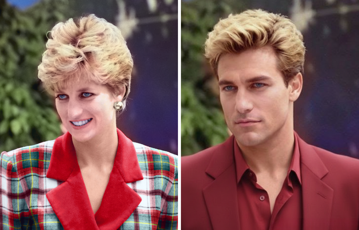 15+ celebrity portraits recreated as the opposite gender