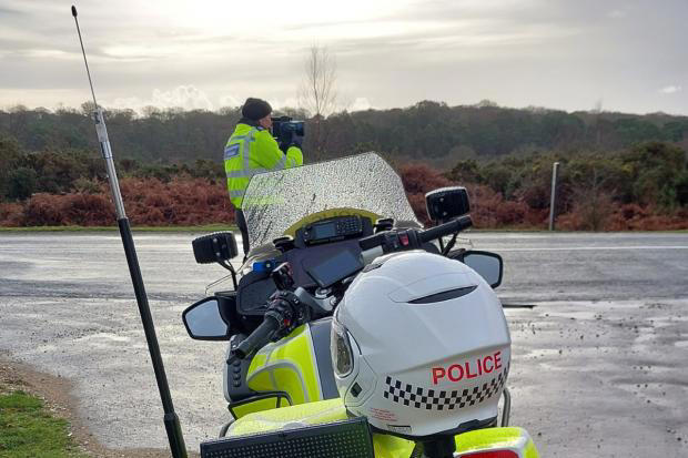 Over 300 drivers caught speeding in New Forest last month