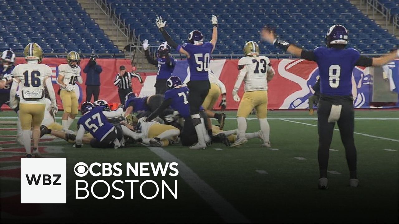 2025 Massachusetts high school football championship highlights