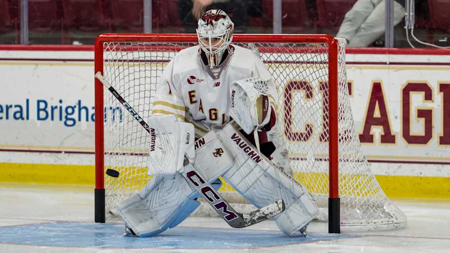 No. 15 Boston College men's hockey grabs second straight win over River ...