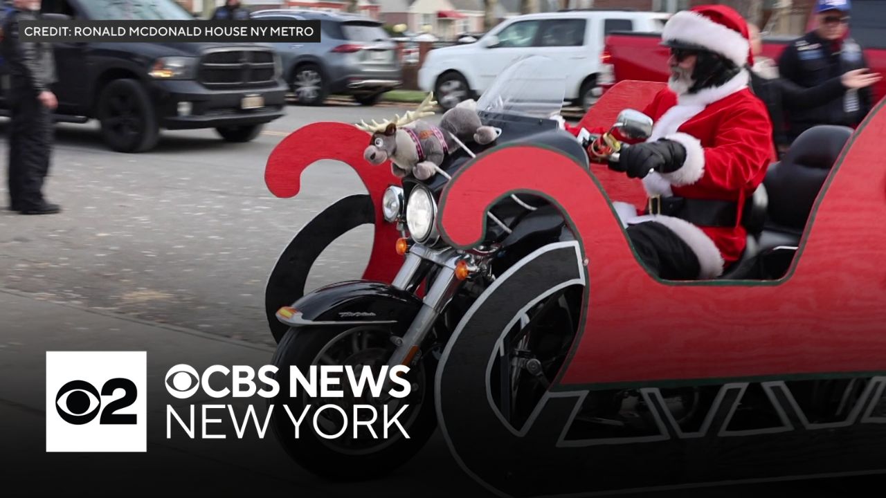Bikers make special holiday delivery at Long Island's Ronald McDonald House