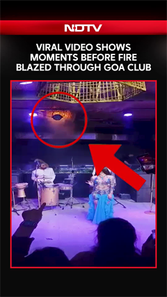 Goa fire tragedy | Viral video shows moments before fire blazed through ...