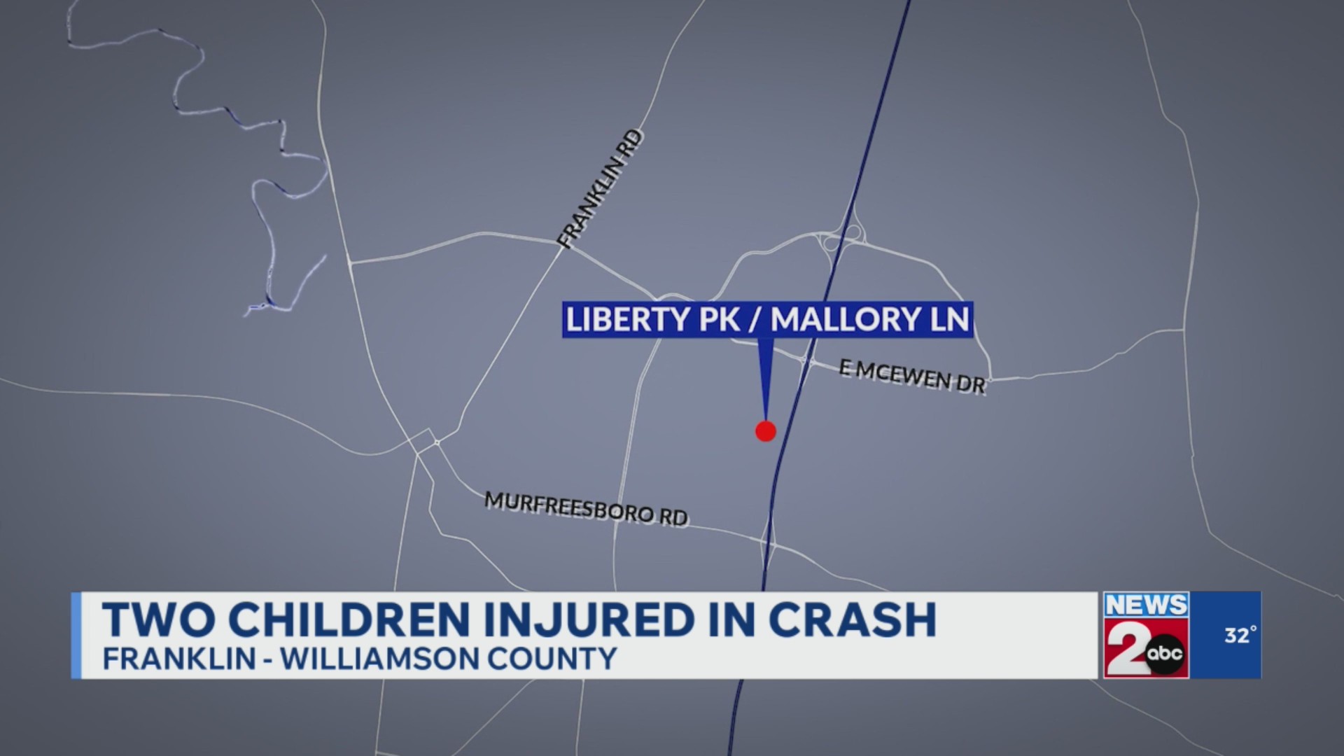 2 children brought to hospital following Franklin crash