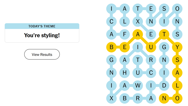 Today's NYT Strands hints and answer — solutions to game #644, December 7