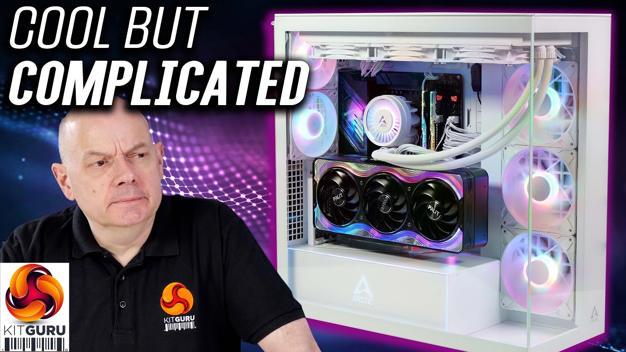 Arctic Extender VG – vertical GPU mount vs RTX 5080