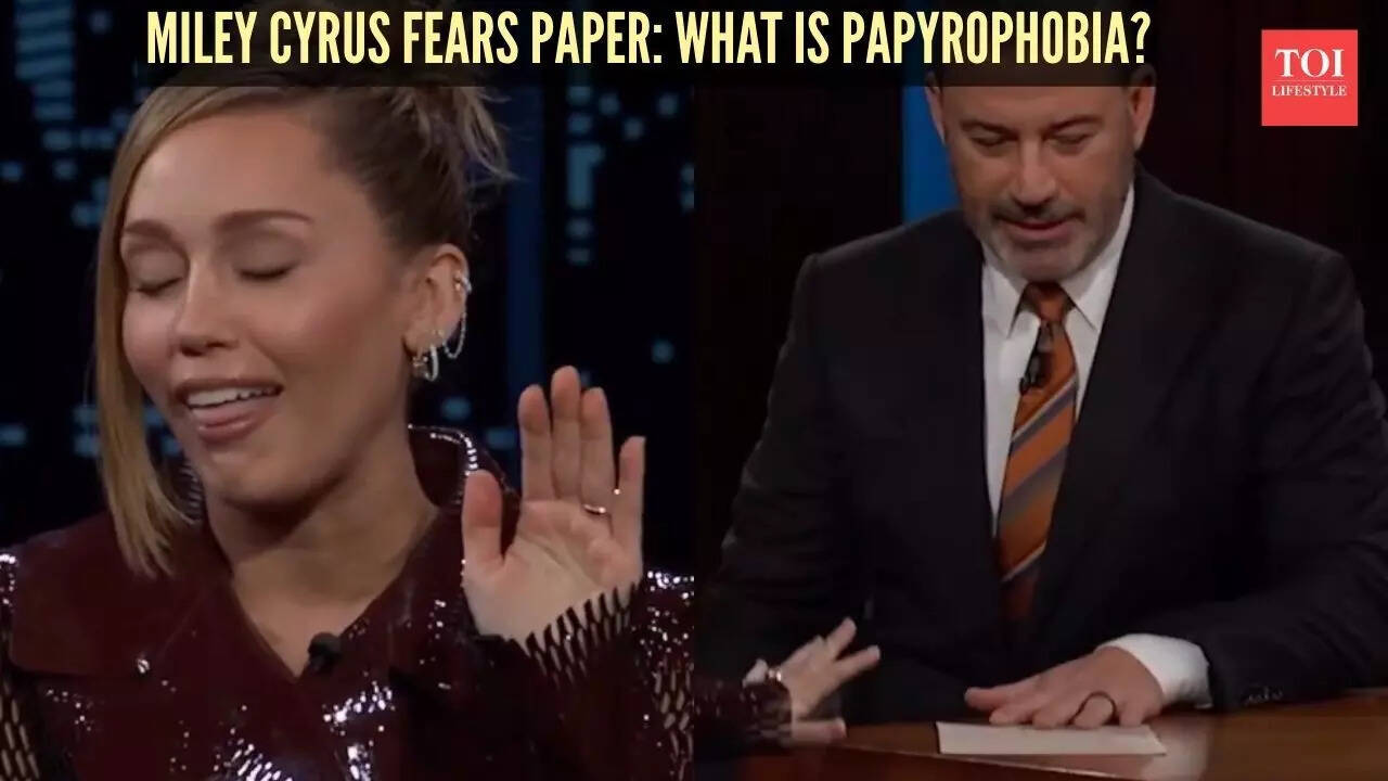 Miley Cyrus opens up about her fear of paper: What is papyrophobia?
