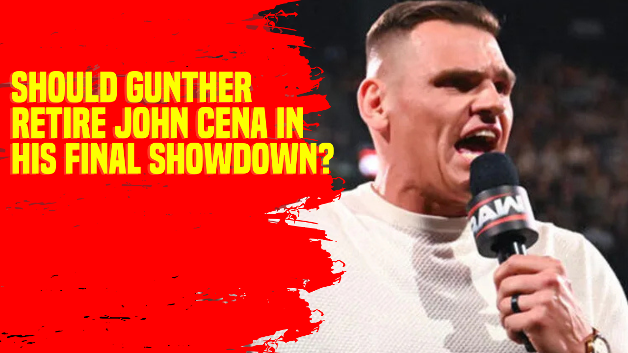 Should Gunther retire John Cena in his final showdown #Gunther # ...