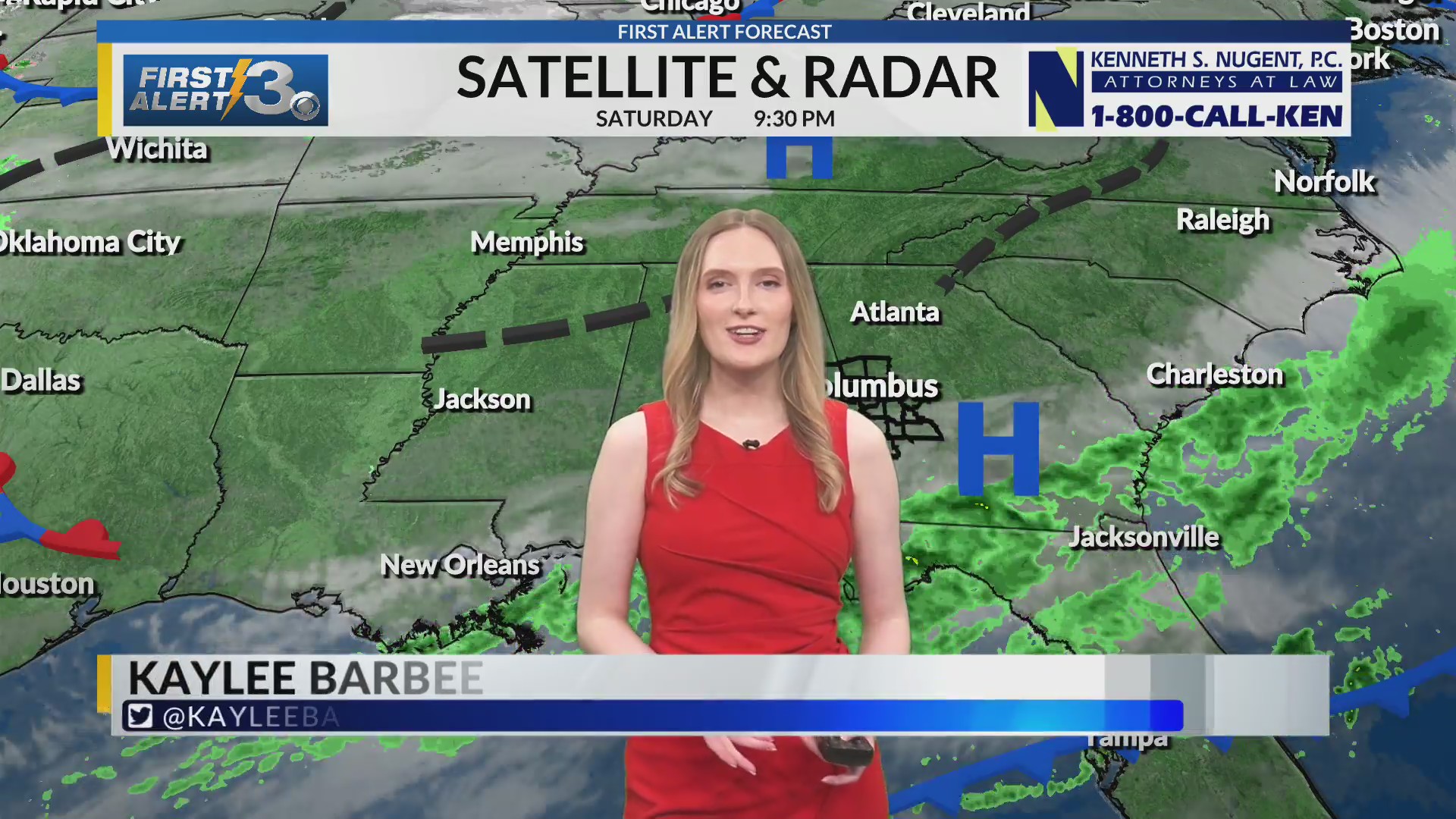 Saturday evening Columbus, Ga weather (12/06/25) - Kaylee Barbee