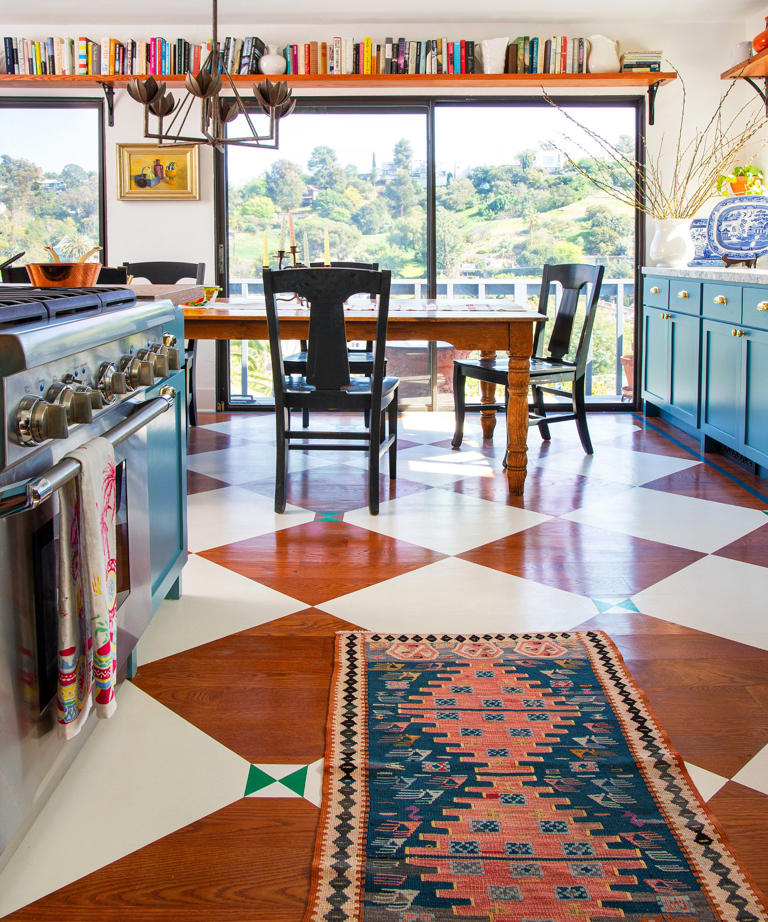 Designers say this new approach to checkerboard kitchen floors is more ...