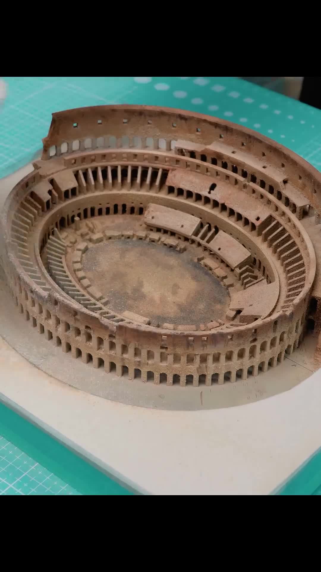 How to make diorama Godzilla sleeping in the Colosseum with polymer ...