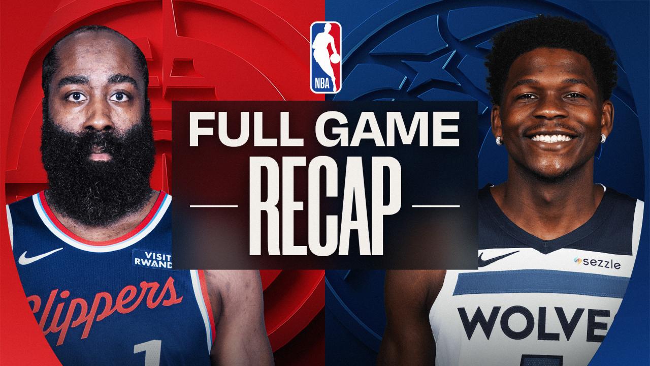 Game recap: Timberwolves 109, Clippers 106