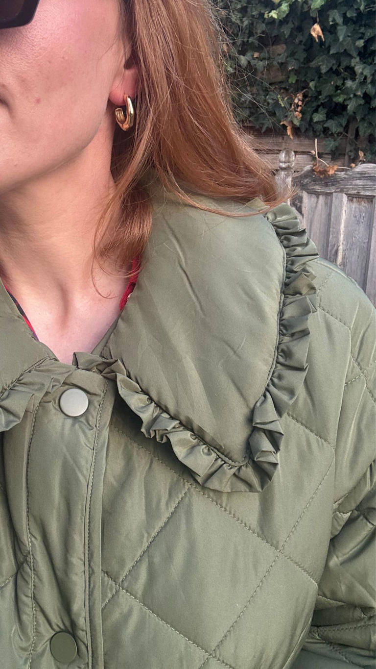 I always thought quilted coats were too sporty to be chic, but this ...