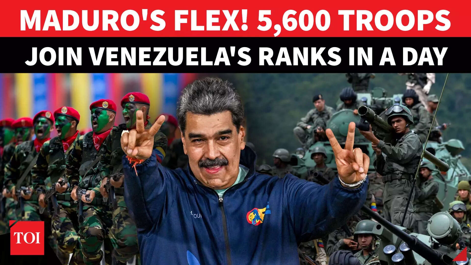 Trump stunned as Maduro's army swells; Venezuela swears in 5,600 ...