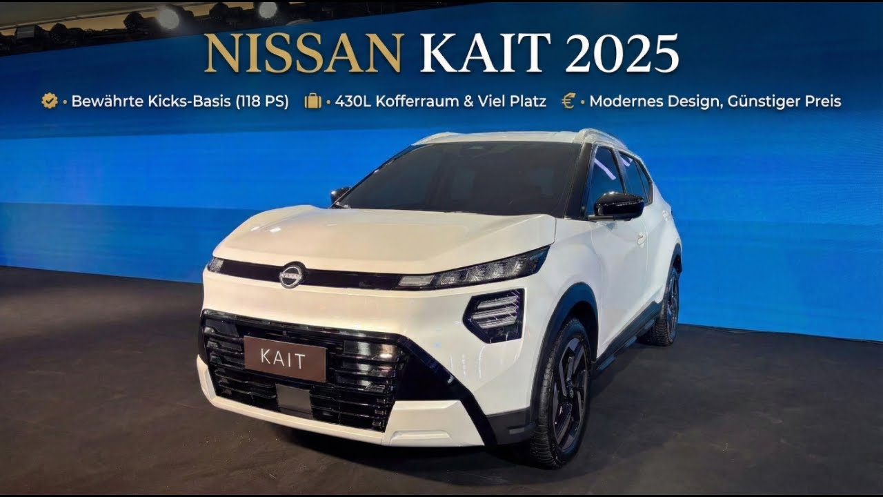 2026 Nissan Kait – Neuer Mini-SUV mit vertrauter Technik