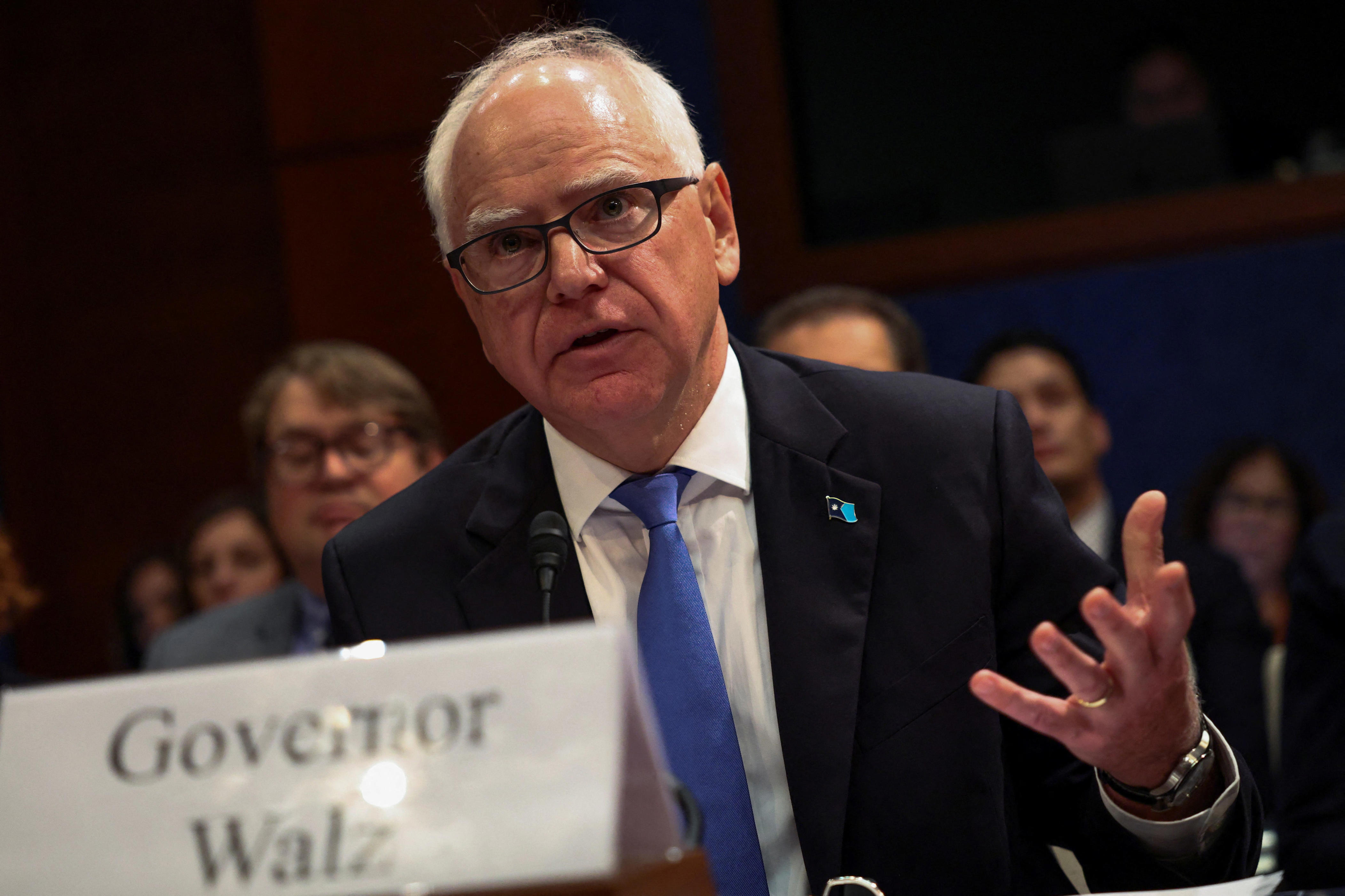 Tim Walz alleges Trump's language attacking Somalis 'creates danger'