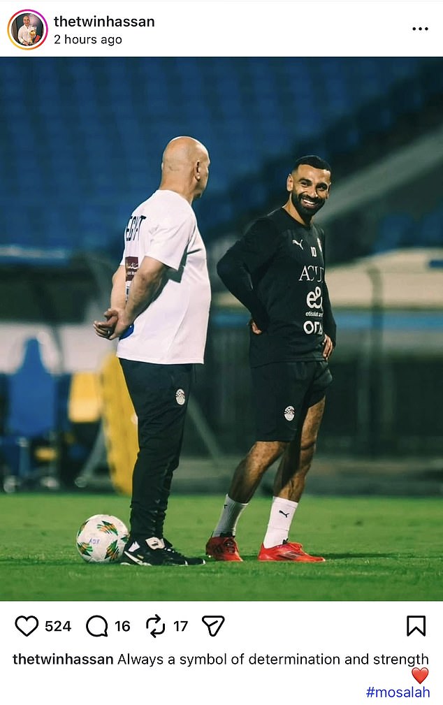 Mohamed Salah is backed by Egypt boss after his outburst against Liverpool