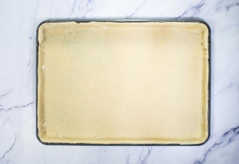 Pecan slab pie