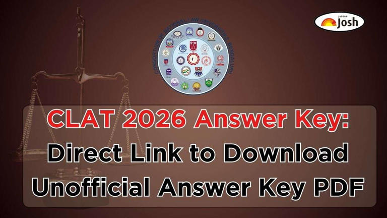 CLAT answer key 2026: Direct link to download official answer key PDF ...