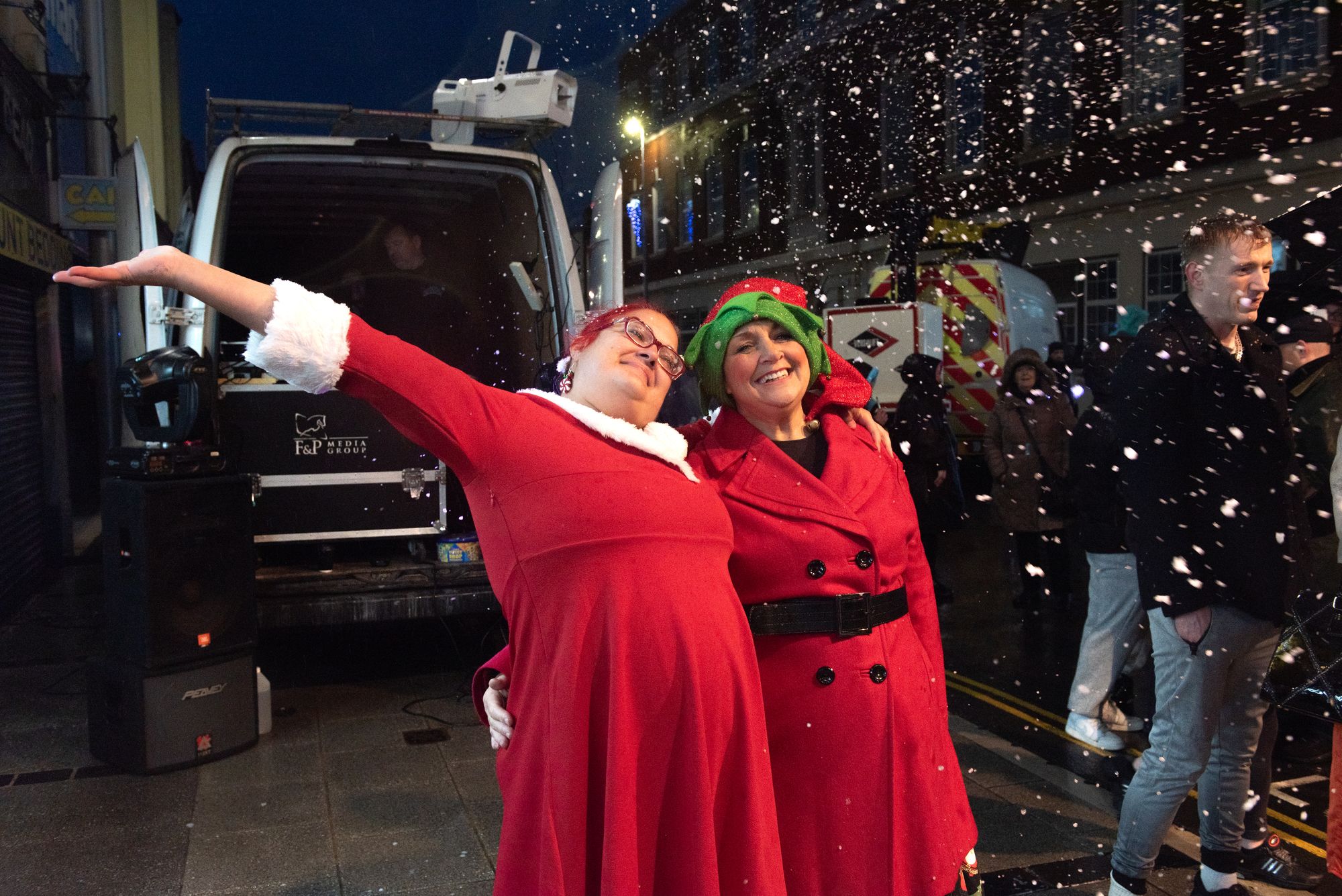 Festive scenes at Waterloo Road’s first ever Christmas light switch-on