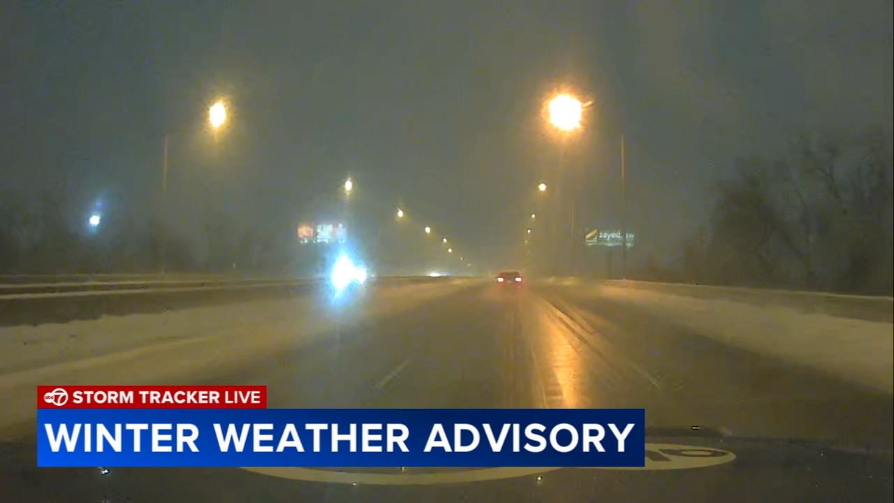 Chicago-area snowfall creates hazardous driving conditions, causes ...