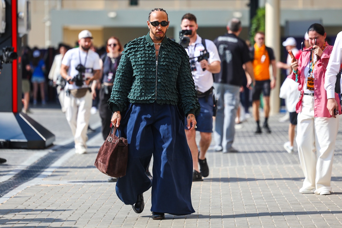 Lewis Hamilton ends first Ferrari season in custom Dior and $1.3m watch ...