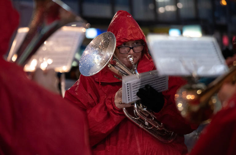 Festive scenes at Waterloo Road’s first ever Christmas light switch-on
