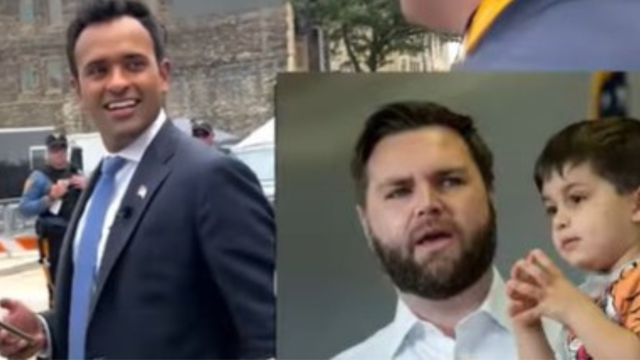 'Come on': Vivek Ramaswamy cracks up when he's asked why JD Vance named ...