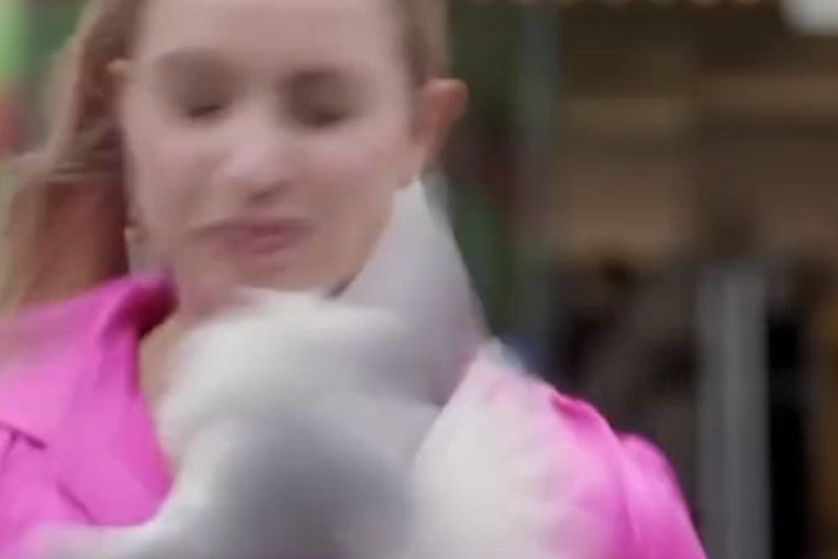 News reporter left bleeding after being hit in the face by bird