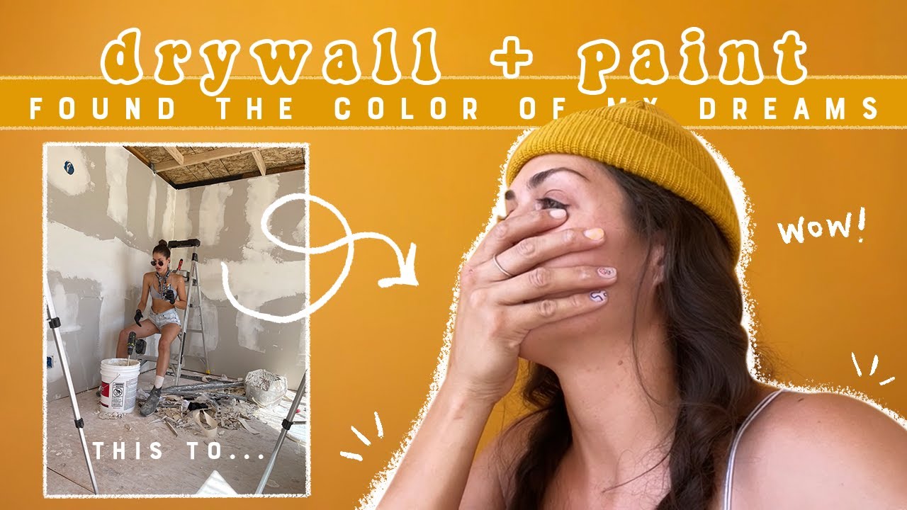 Watch me tackle drywall like a pro!