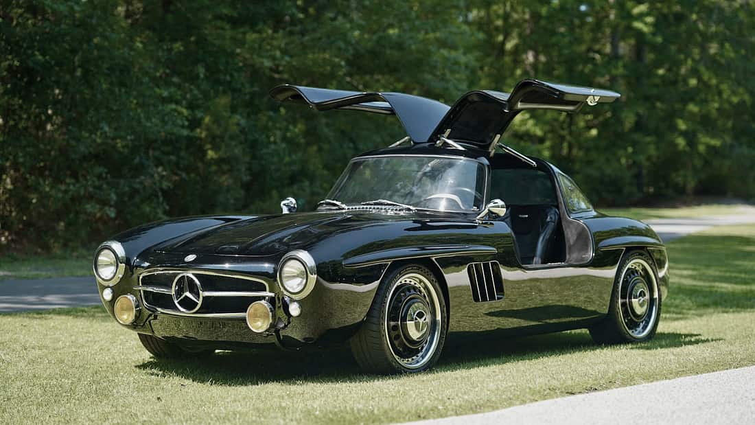 Mercedes 355 SL Signature Autosports Restomod: Mercedes-Flügeltürer zum ...