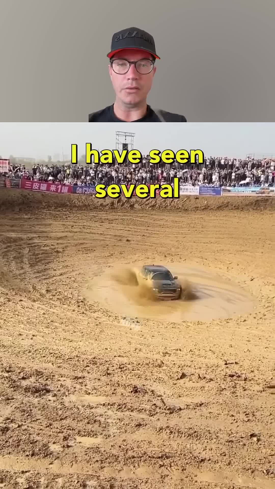 I couldn't believe this Ram TRX got stuck!