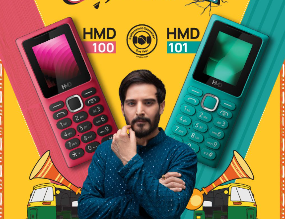 HMD 100 and HMD 101 feature phones launched in India with S30+ OS and ...
