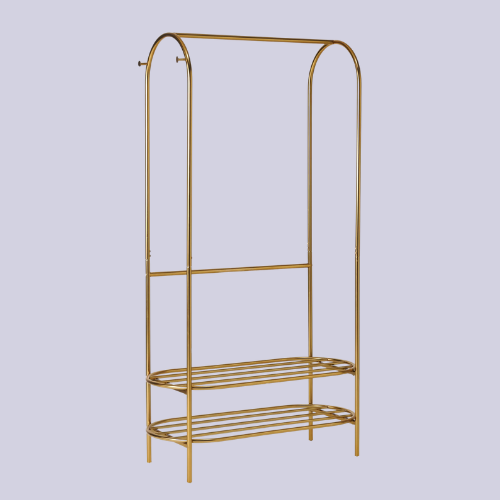 This open clothes rail idea is the perfect storage for a guest bedroom ...