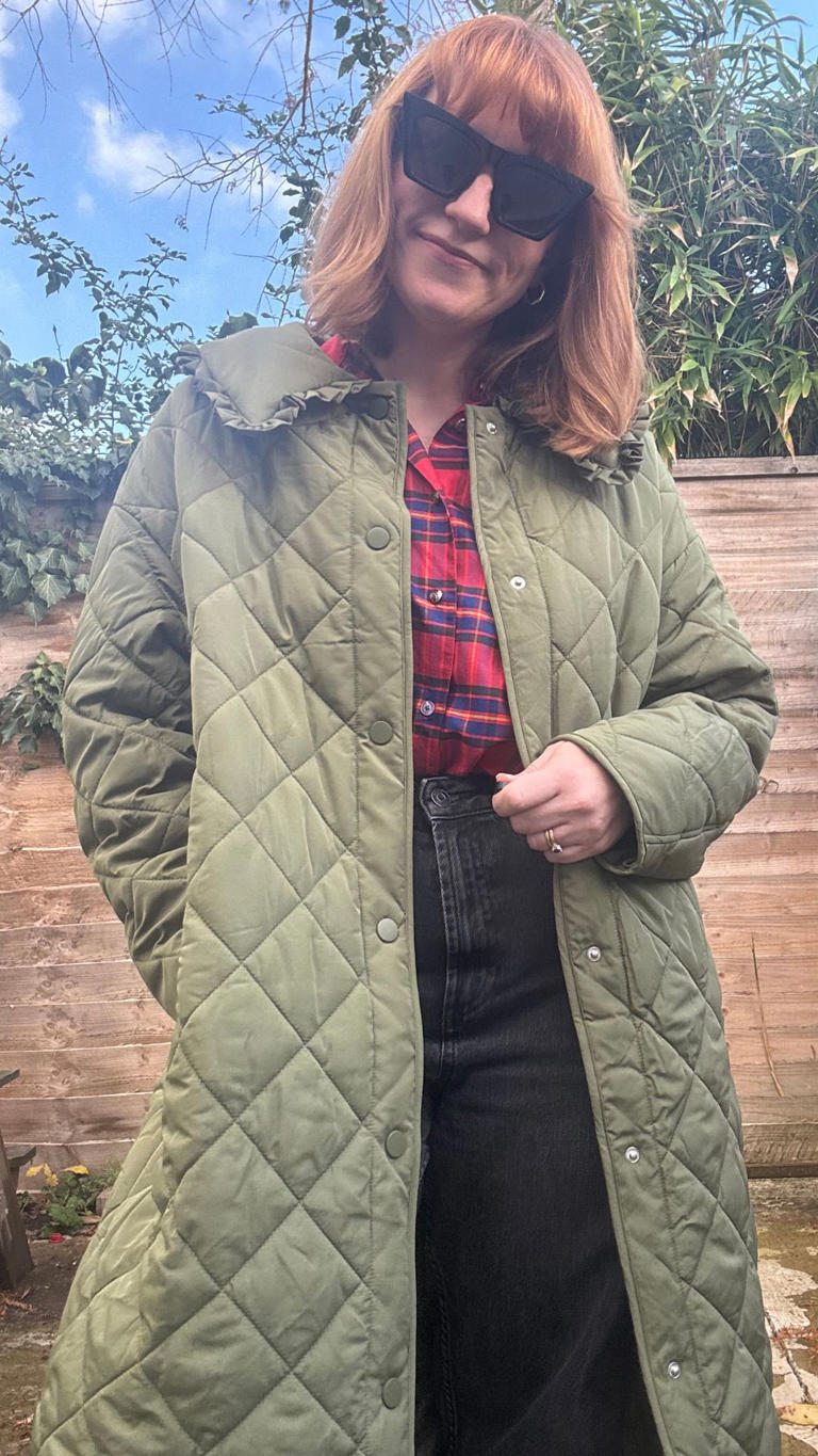 I always thought quilted coats were too sporty to be chic, but this ...