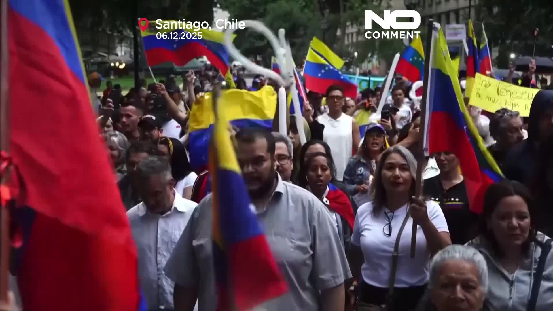 Supporters of María Corina Machado march across Latin America ahead of ...