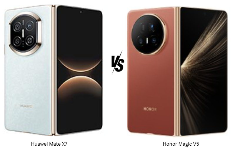 Huawei Mate X7 vs Honor Magic V5: The winner may surprise you