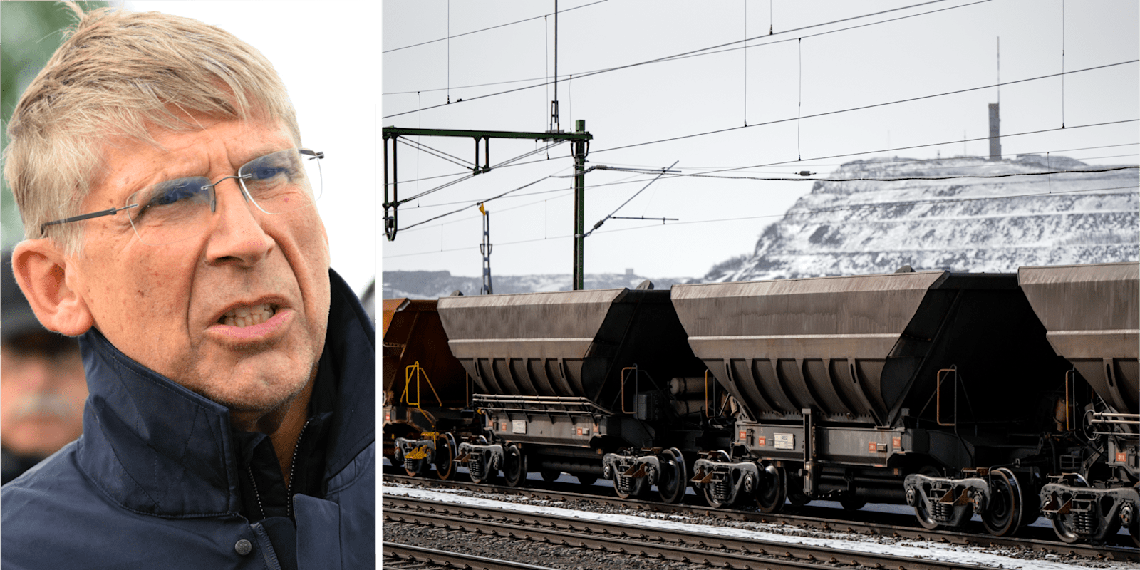 LKAB: Gruvan i fara om inte Malmbanan fixas