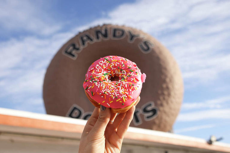 Once a Calif. staple, LA's giant rooftop doughnuts are disappearing