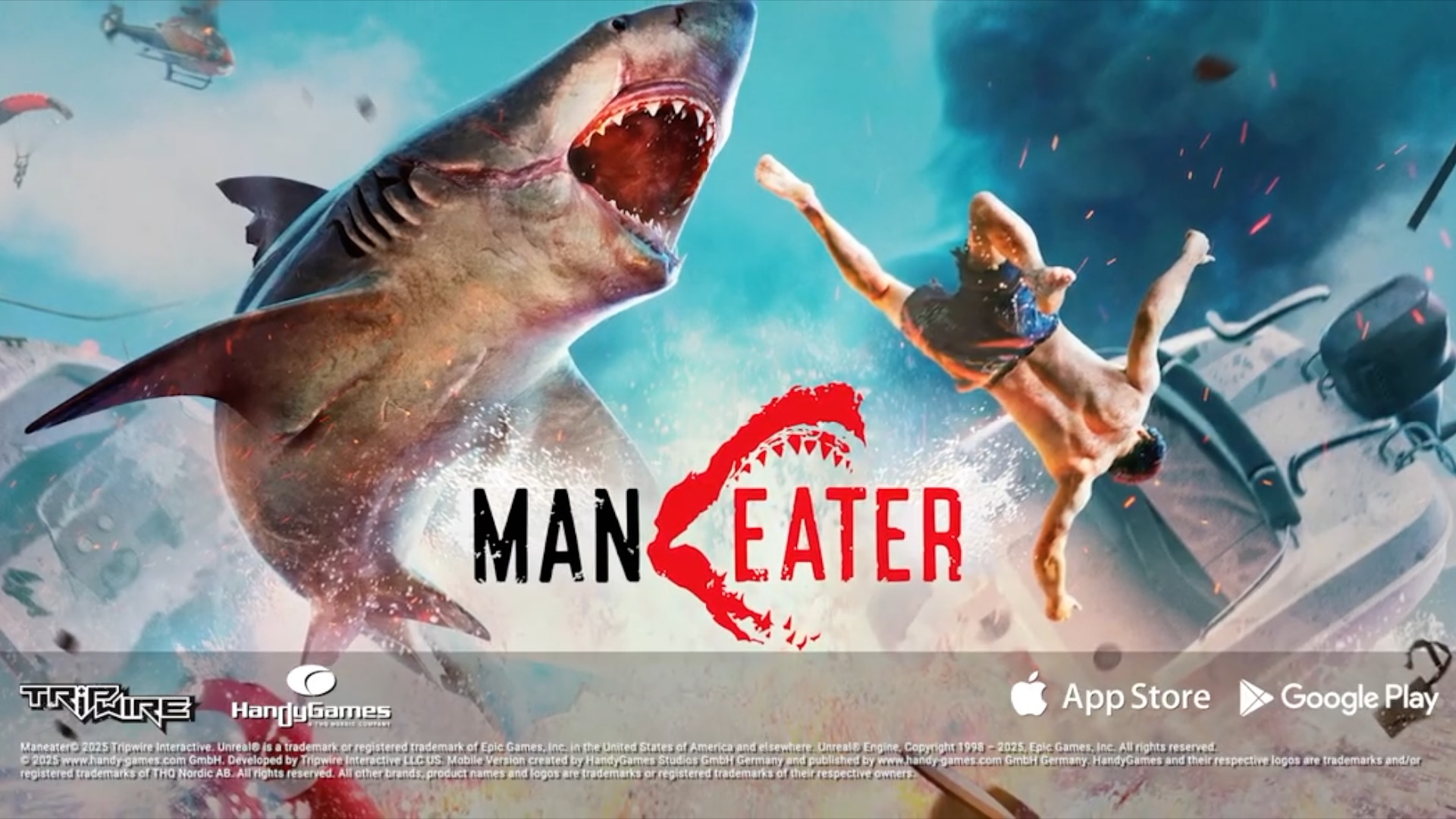 Maneater official mobile teaser trailer