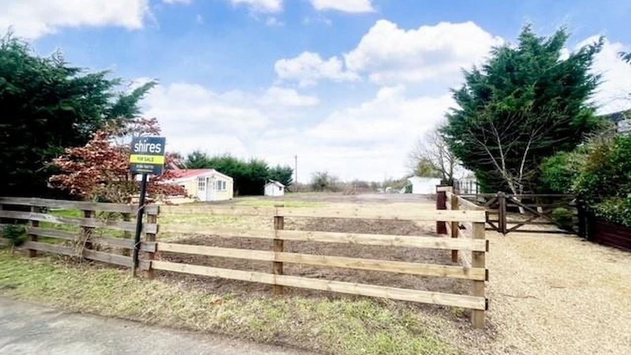 Hidden village plot offers rare self-build opportunity