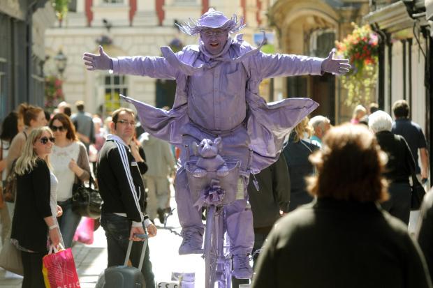 'Purple Man has been replaced by noisy music and people begging and ...
