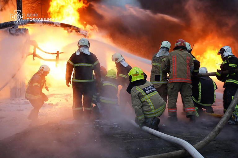 2 killed as Russian overnight attack hits infrastructure in Ukraine ...